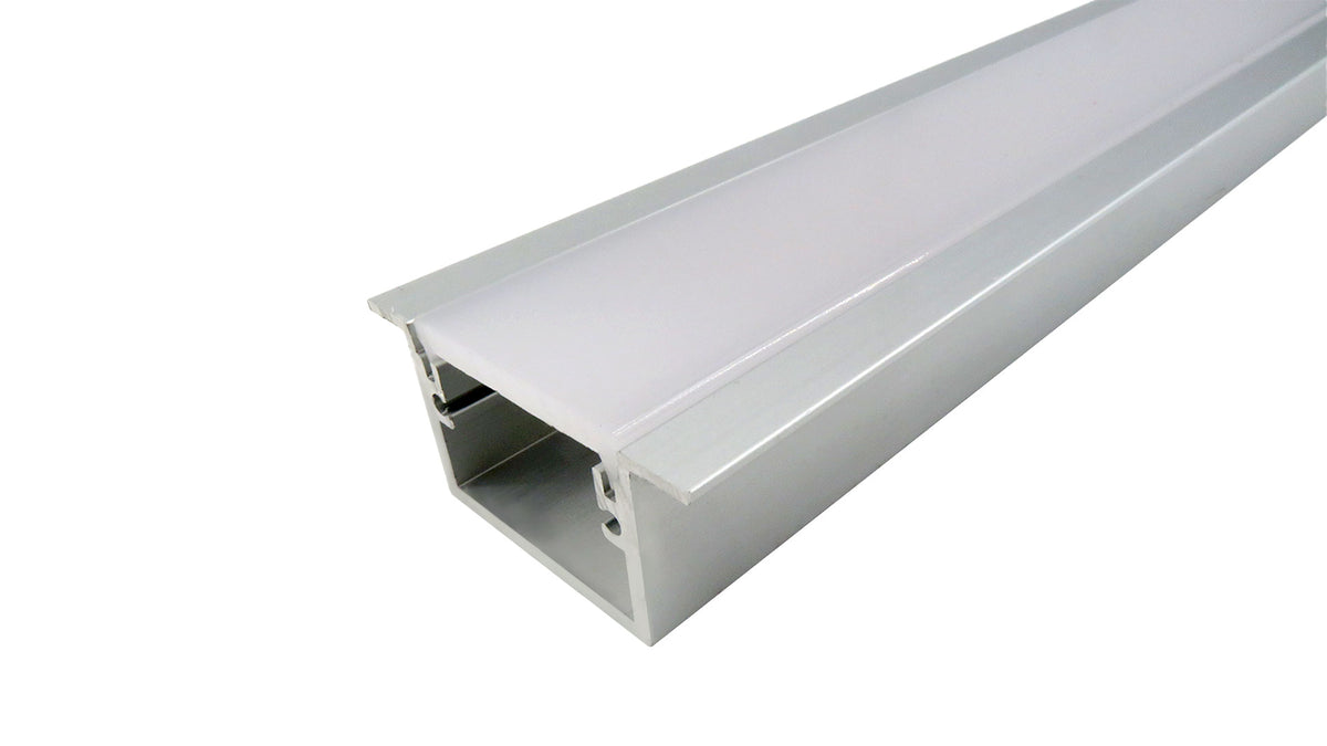 2 Metres IP65 Flanged / Wings Walk Over Recessed IP65 Profile W30 x D2 ...