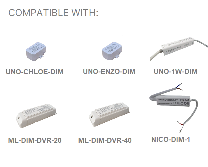 Varilight MJP120 V-Pro LED Dimmer Module, Silent Trailing Edge LEDlite ...